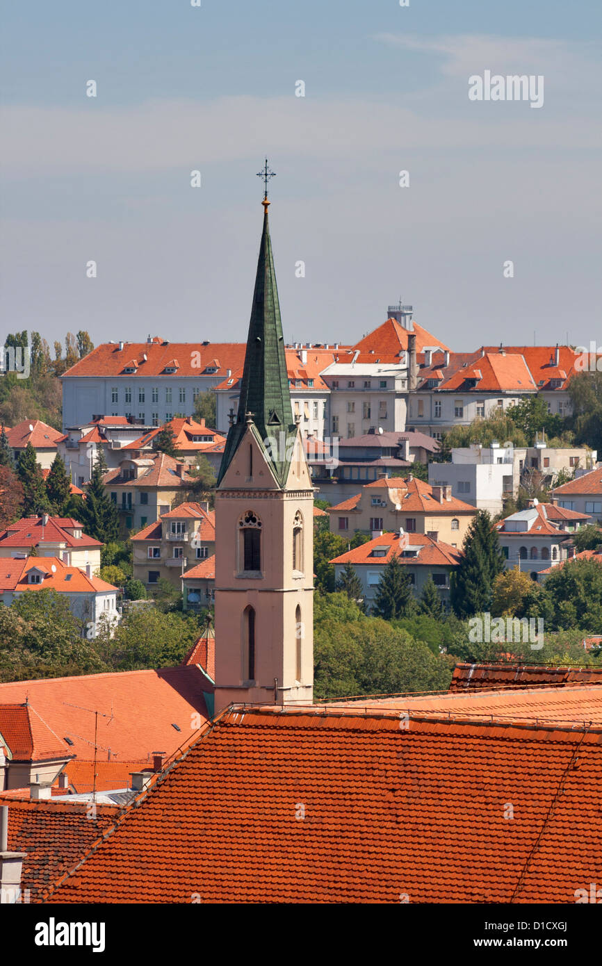 Cityscape of Zagreb, capital of Croatia Stock Photo - Alamy