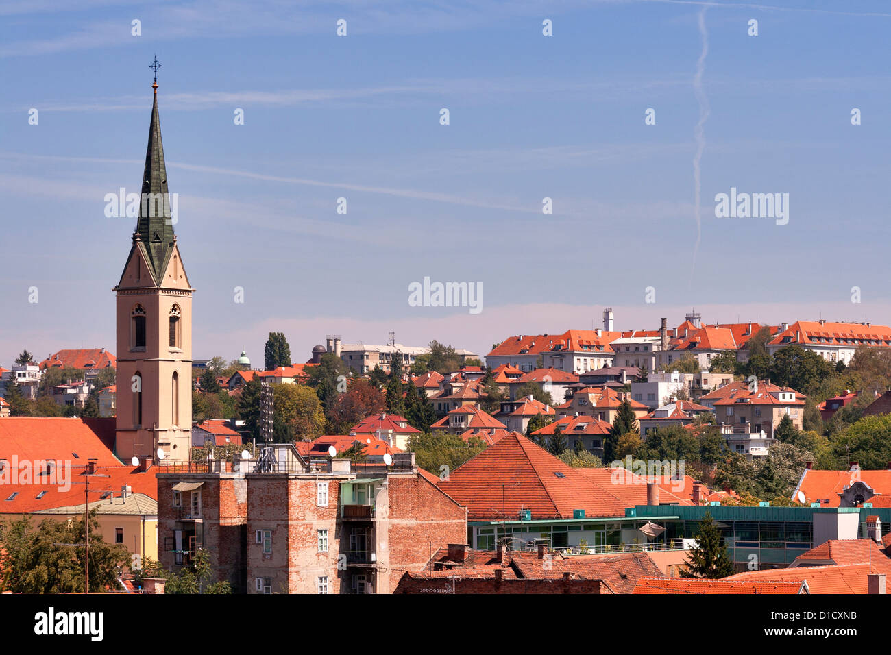 Cityscape of Zagreb, capital of Croatia Stock Photo - Alamy
