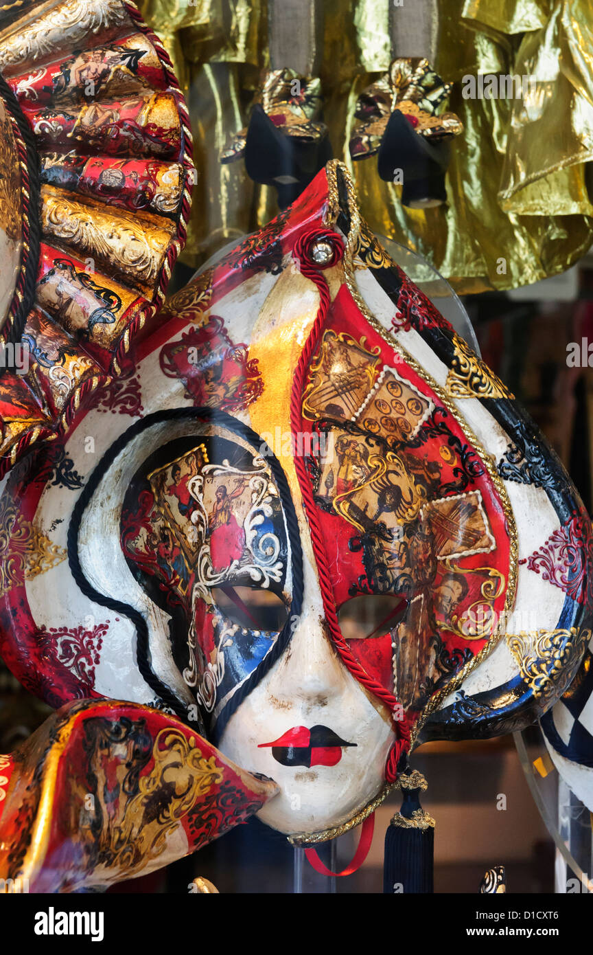 Colourful Venetian face mask, Venice, Italy Stock Photo - Alamy
