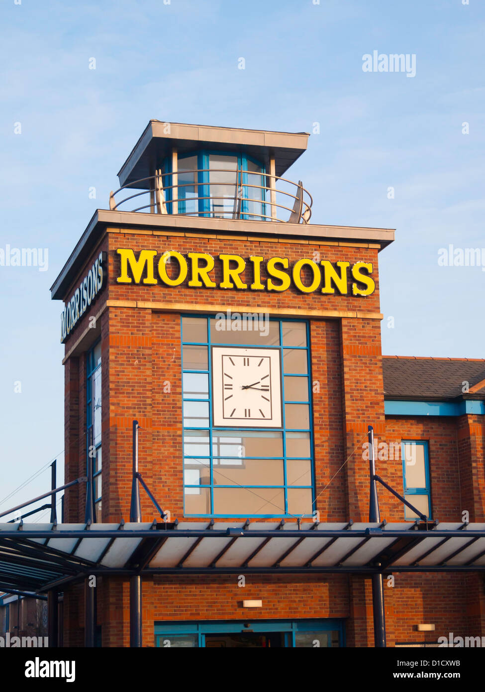 Clock Tower at Morrisons Supermarket in Redcar made like a Coastguard ...