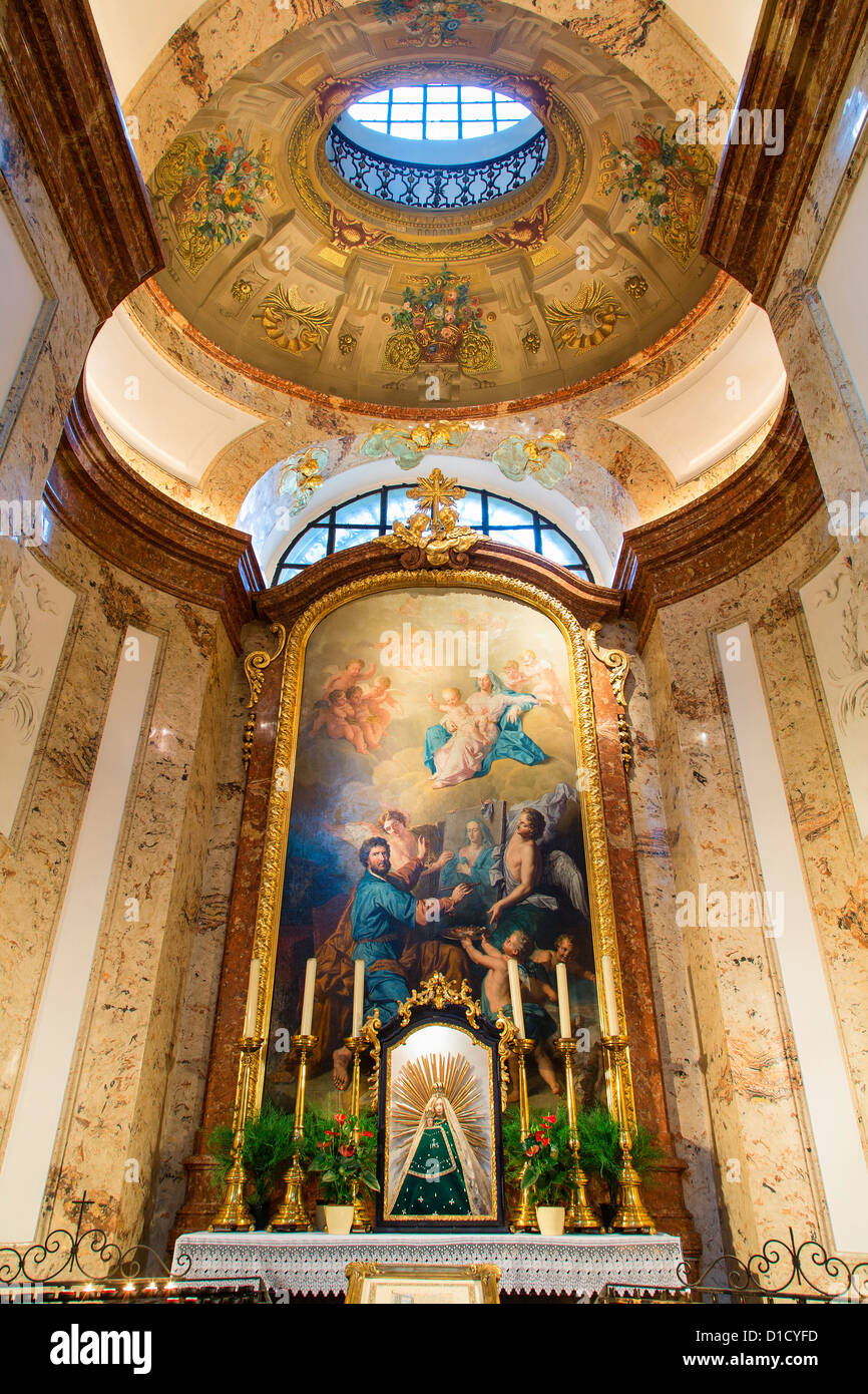 Karlskirche vienna interior hi-res stock photography and images - Alamy