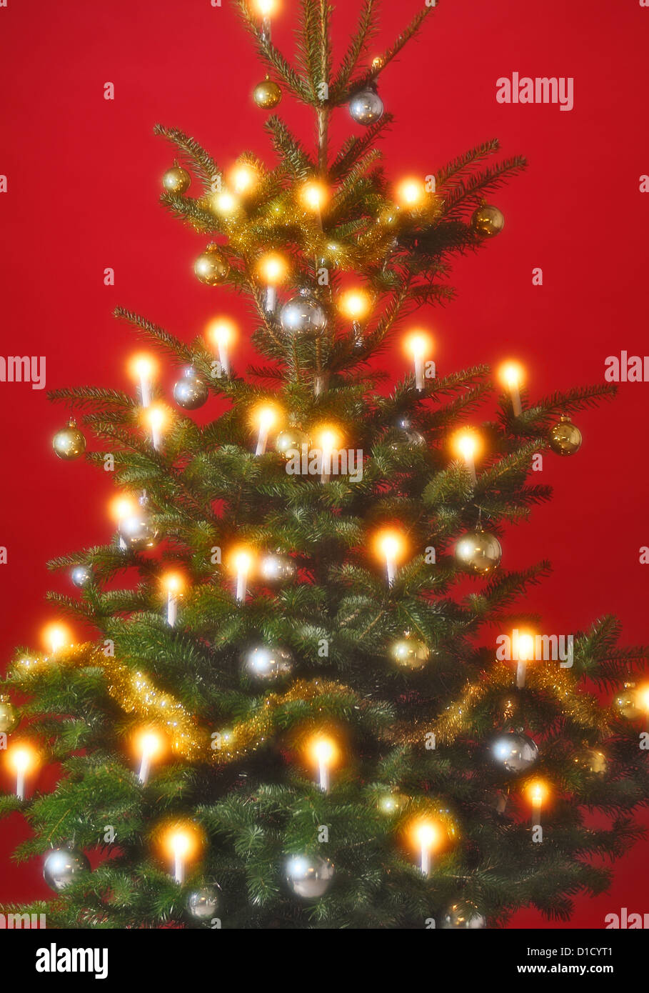 German christmas tree candles hi-res stock photography and images - Alamy