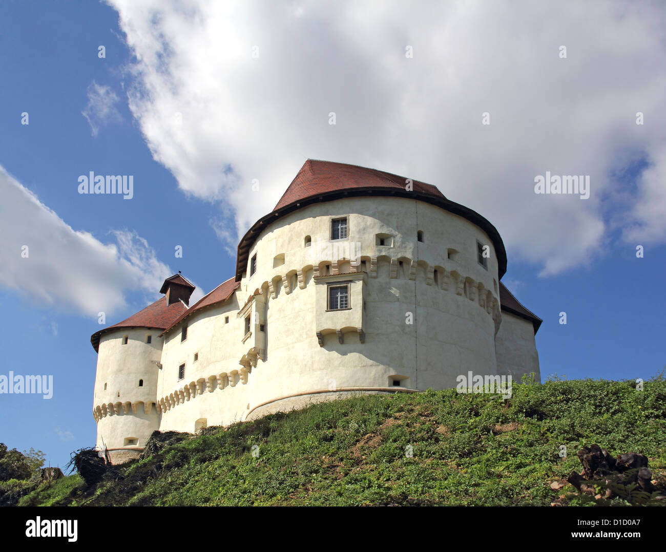Veliki Tabor is a medieval castle in the northwest Croatian Stock Photo ...