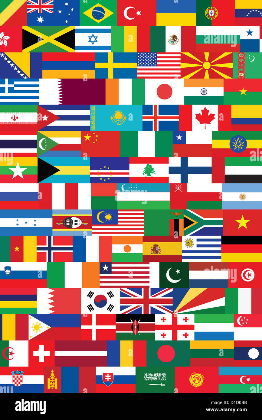 All World Flags Wallpaper