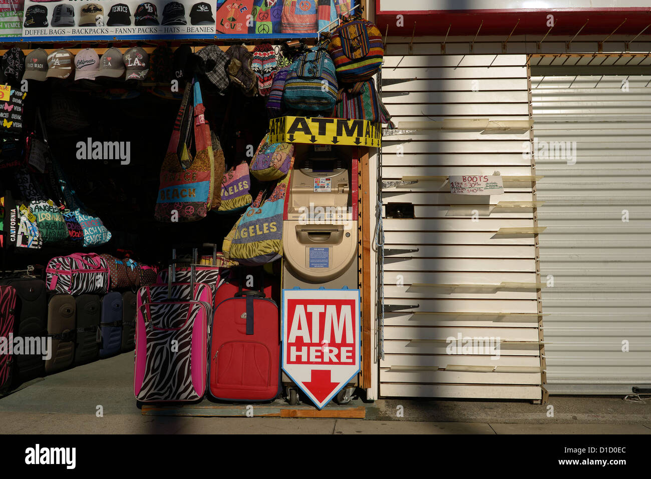 atm venice beach fashion store california Stock Photo - Alamy