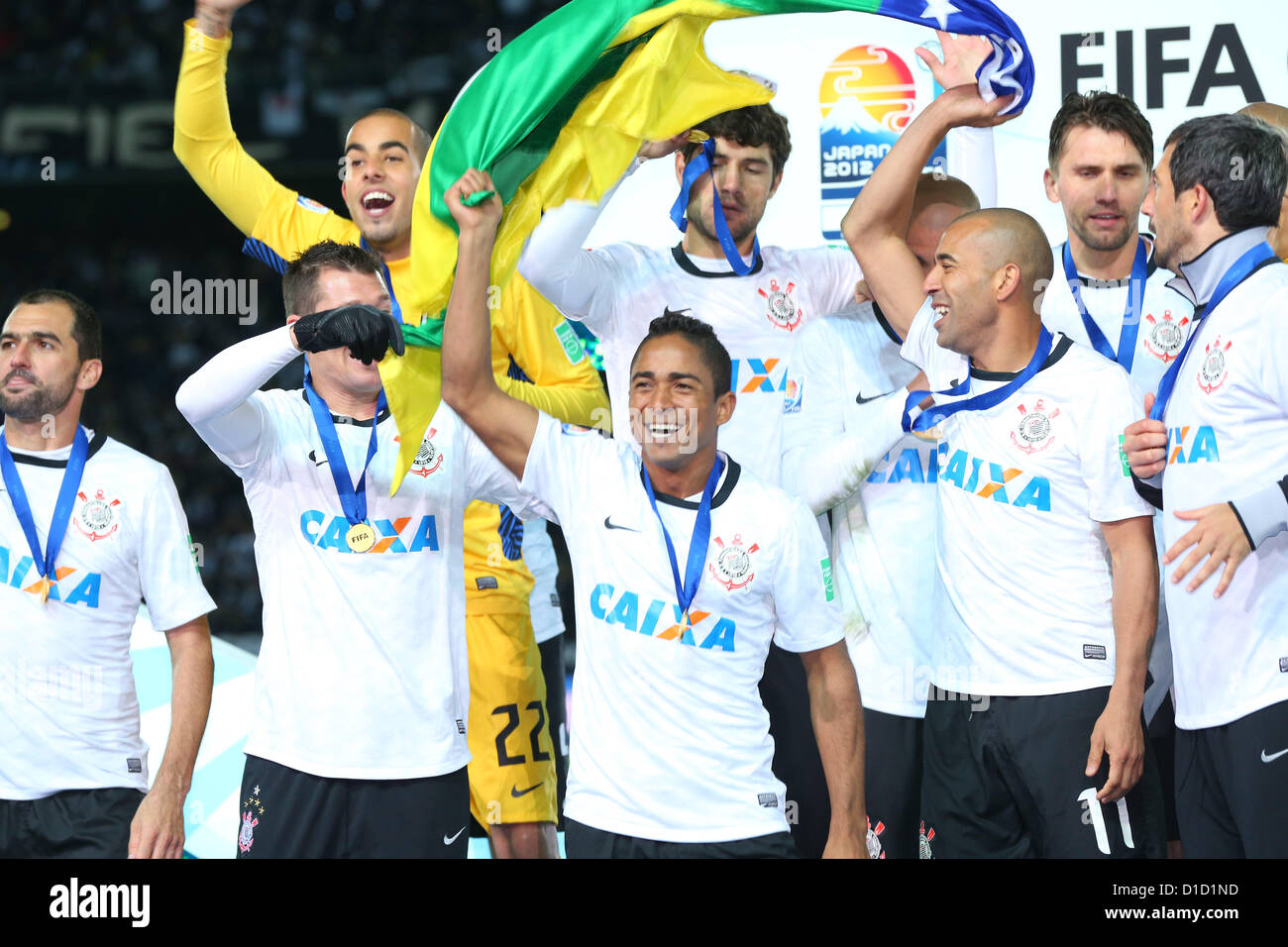 Kanagawa, Japan. 16th December 2012. Corinthians team group, DECEMBER ...