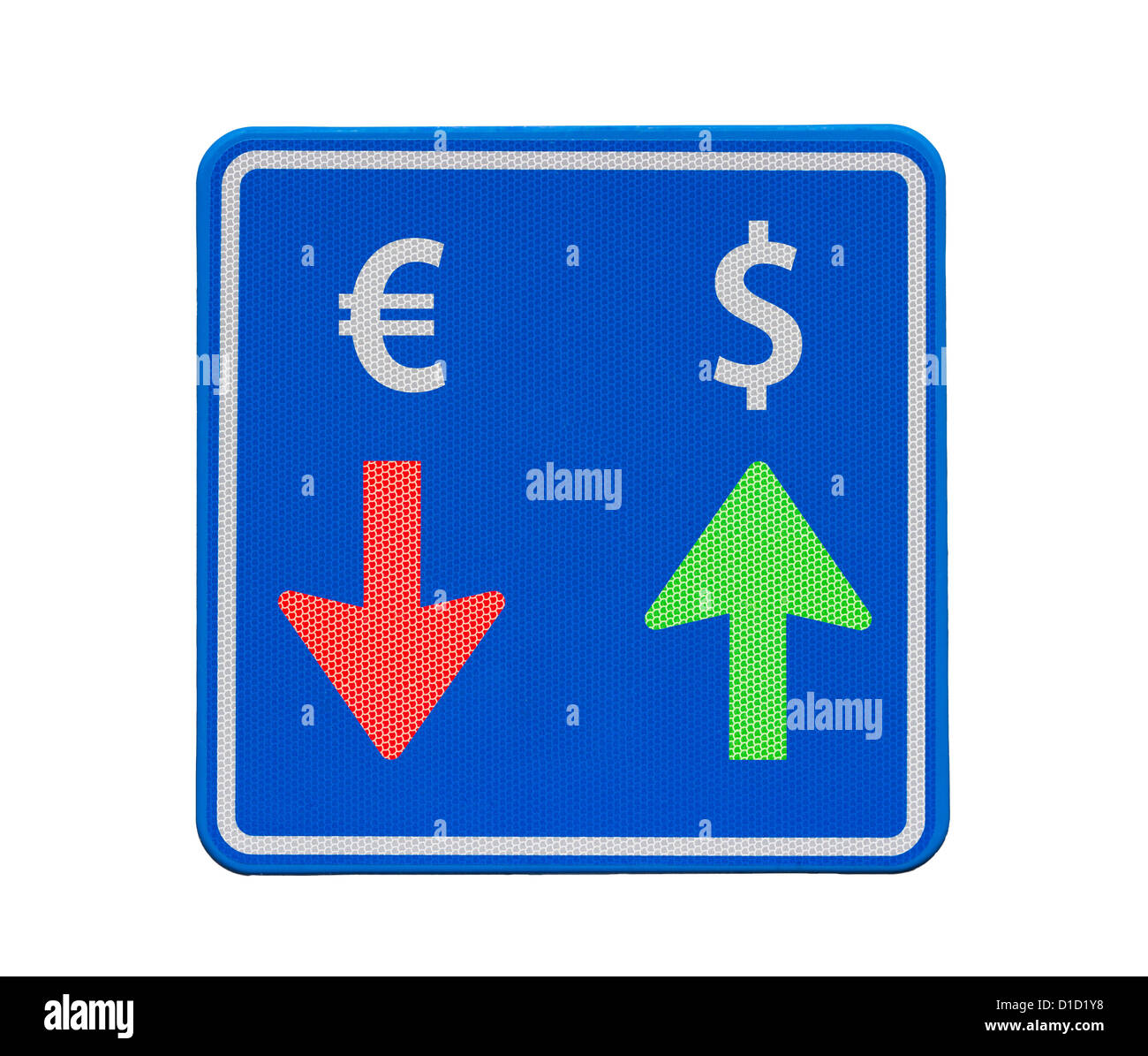 One way dollar and euro currency traffic: the dollar is rising, the ...