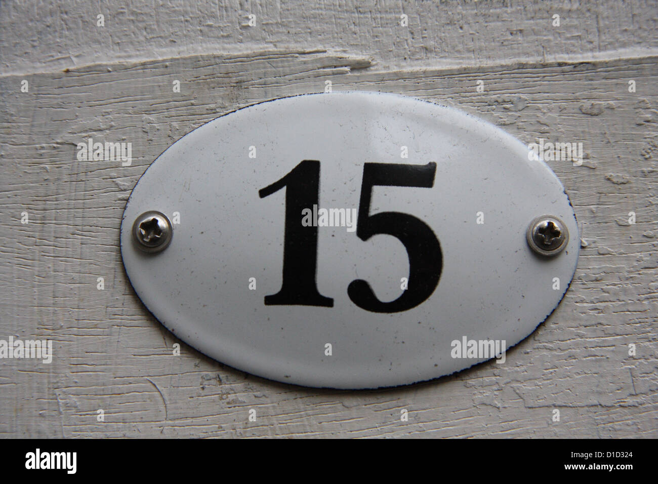 Number 15 sign hi-res stock photography and images - Alamy