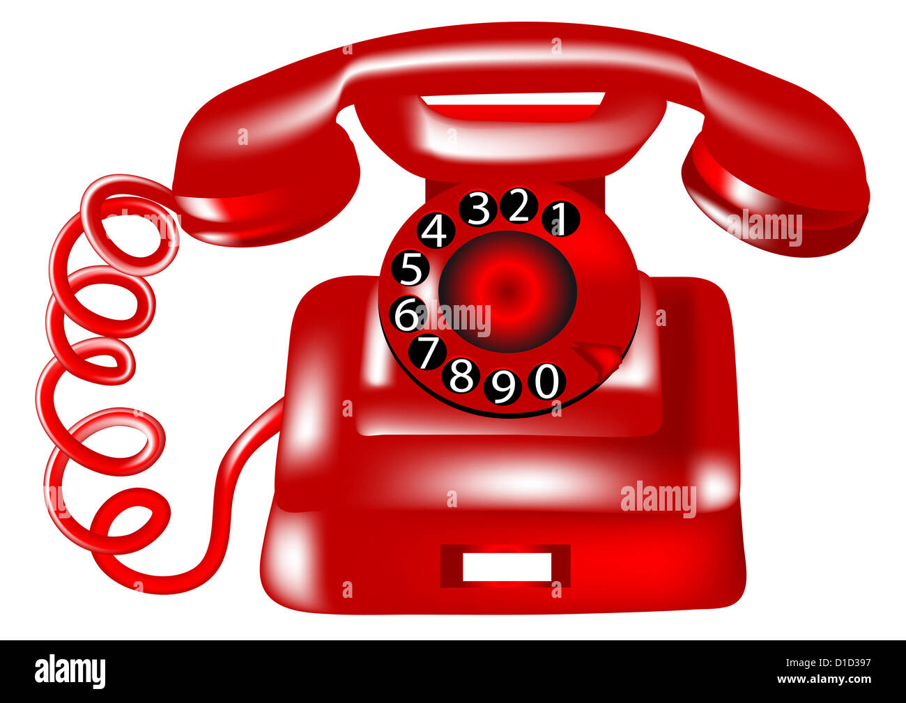rotary dial telephone Stock Photo - Alamy