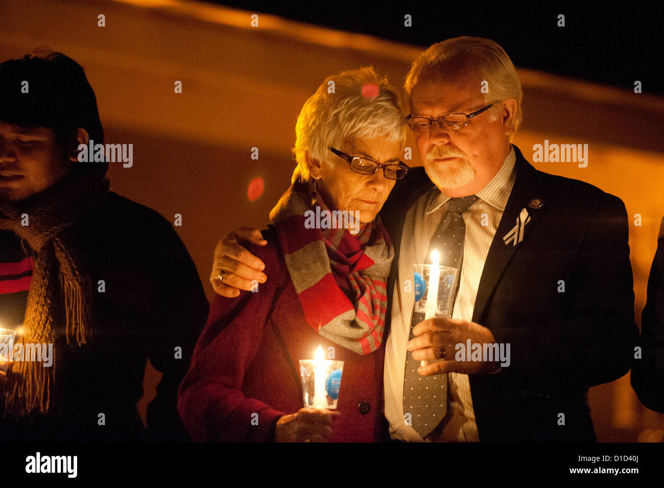 Dec. 16, 2012 - Tucson, Arizona, U.S - NANCY BARBER, left, and her ...