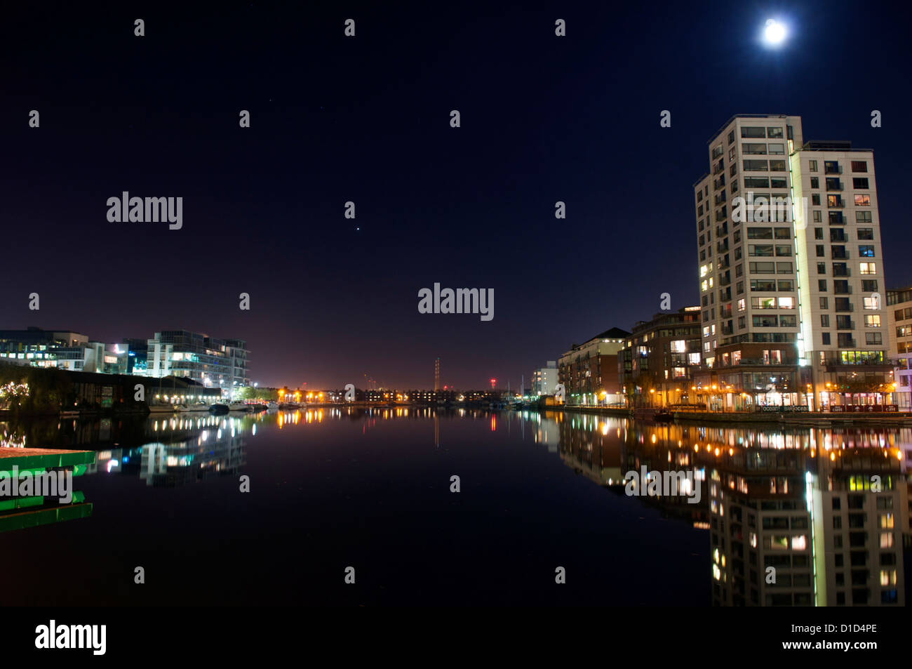 Grand Canal basin Dublin Stock Photo - Alamy