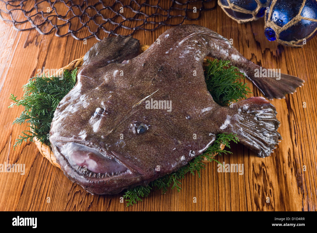 Whole monkfish hi-res stock photography and images - Alamy
