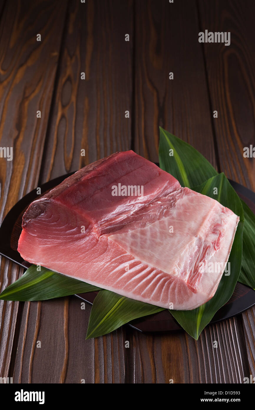 Block of Pacific Bluefin Tuna Stock Photo - Alamy