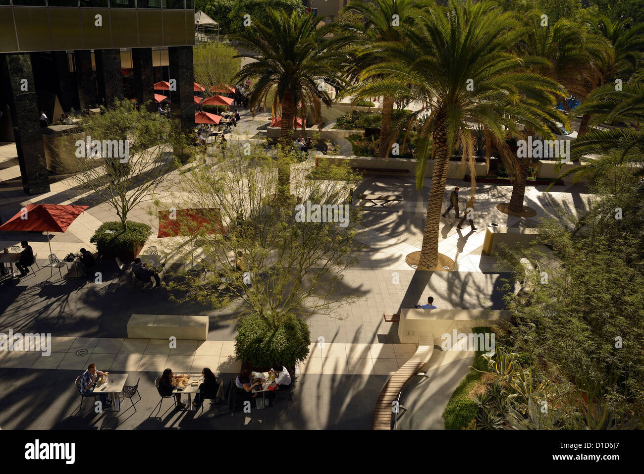 flower street arcade downtown los angeles california Stock Photo - Alamy