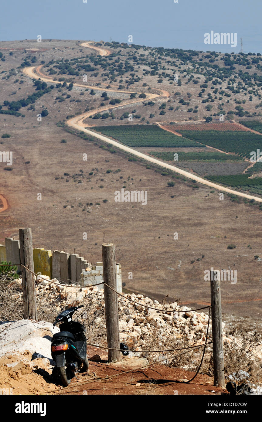 Maroun Al-Ras, South Lebanon, border across Lebanon and Palestine ...