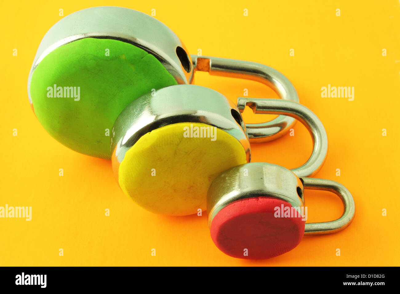 Three Levels of Security Stock Photo - Alamy