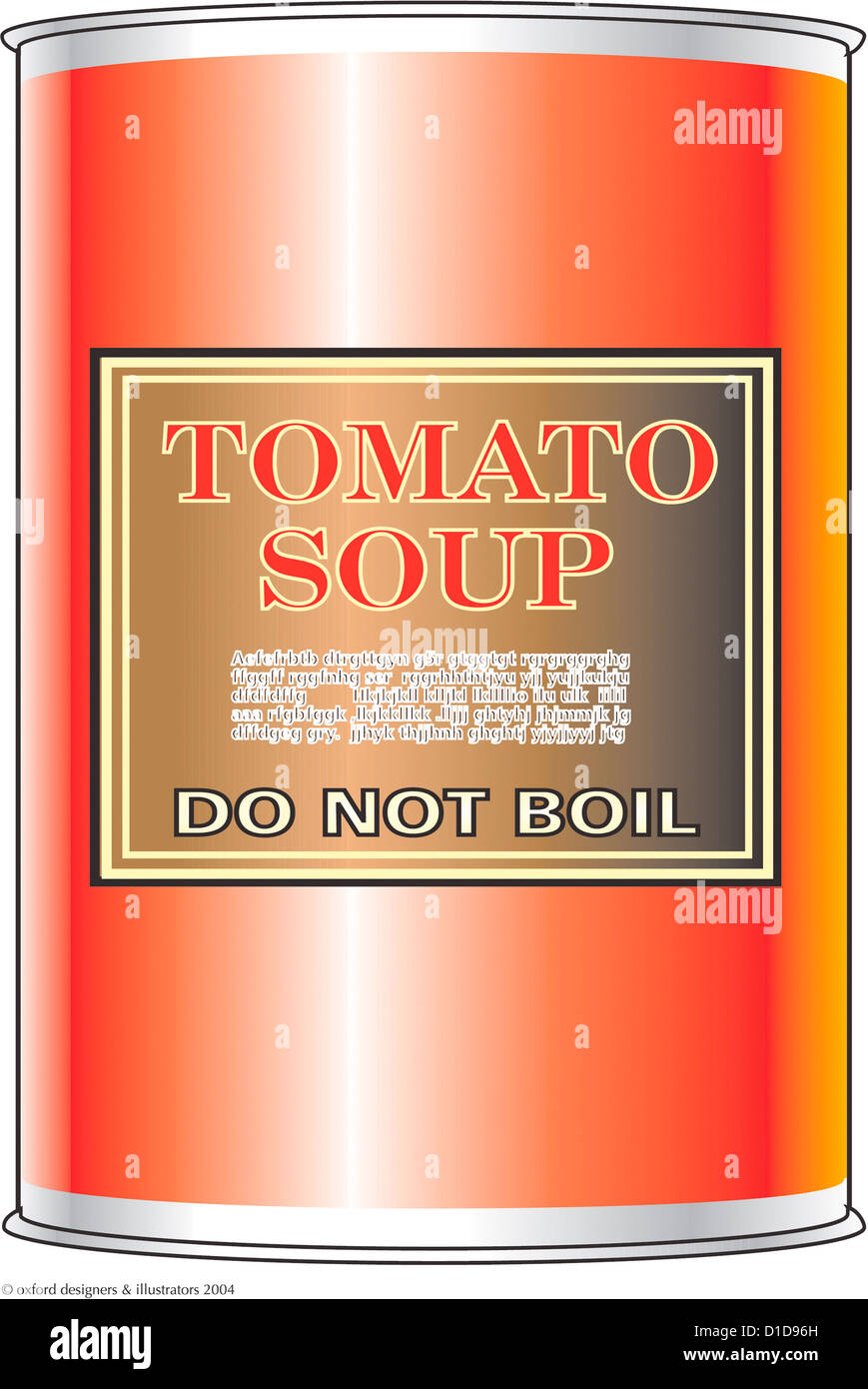 Tin of Soup Stock Photo - Alamy