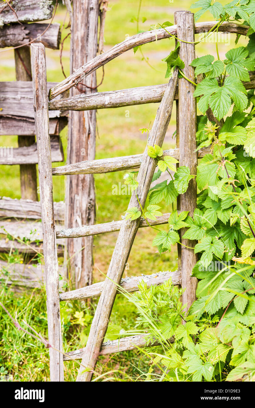 Traditional swedish fence hi-res stock photography and images - Alamy