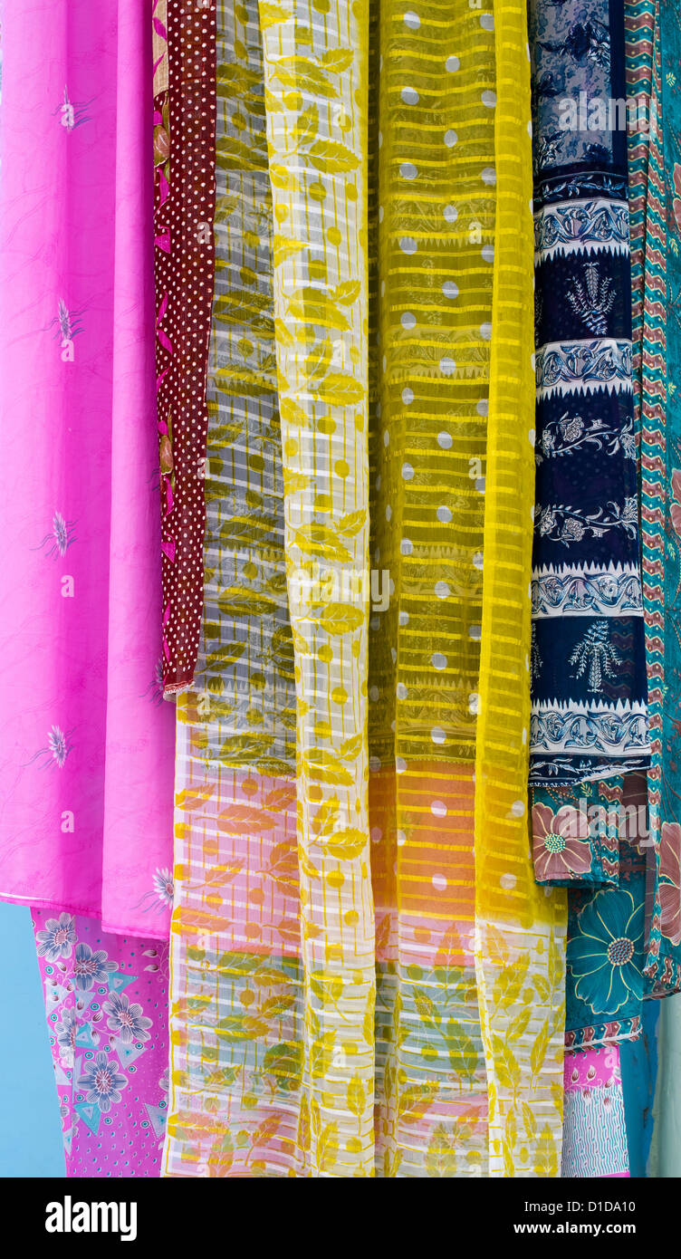 Hanging saree hi-res stock photography and images - Alamy