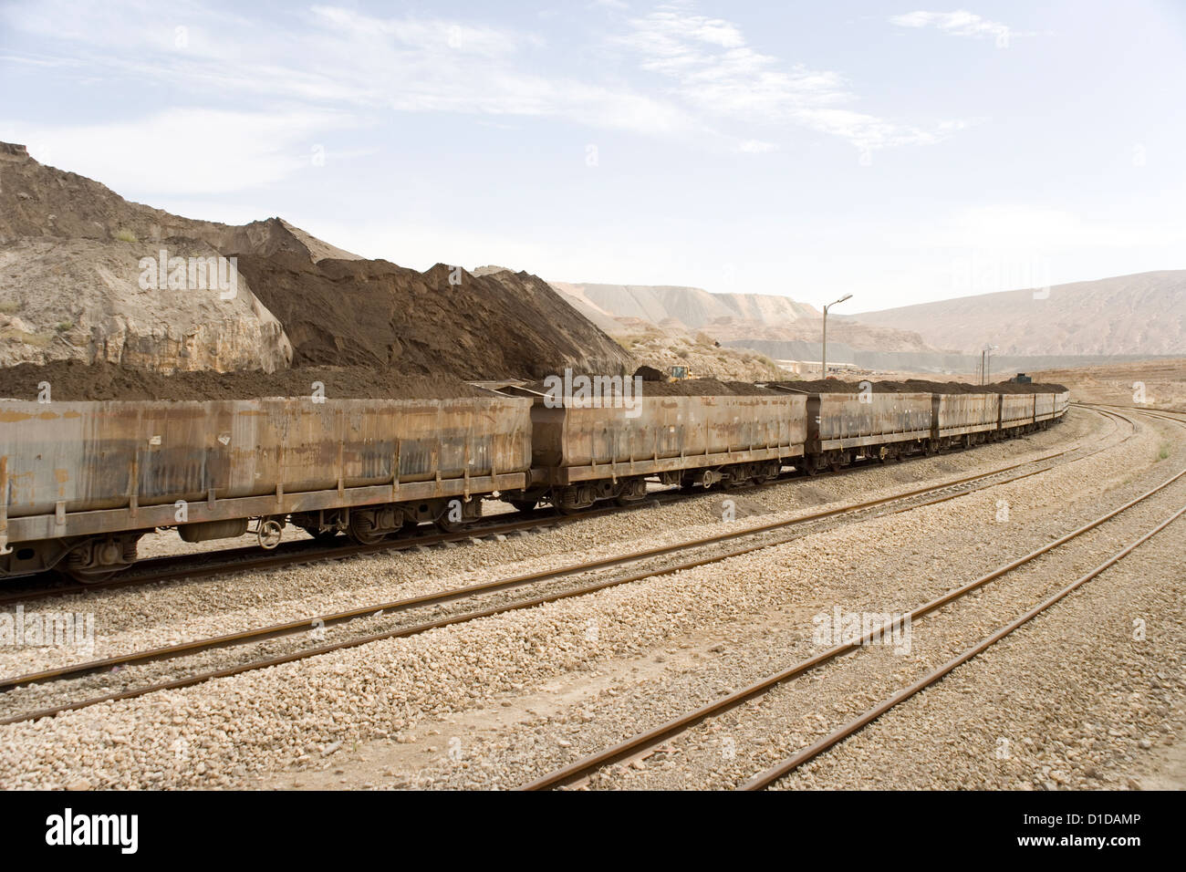 View from the Red Lizard train stopped in the Seldja Gorge at the ...