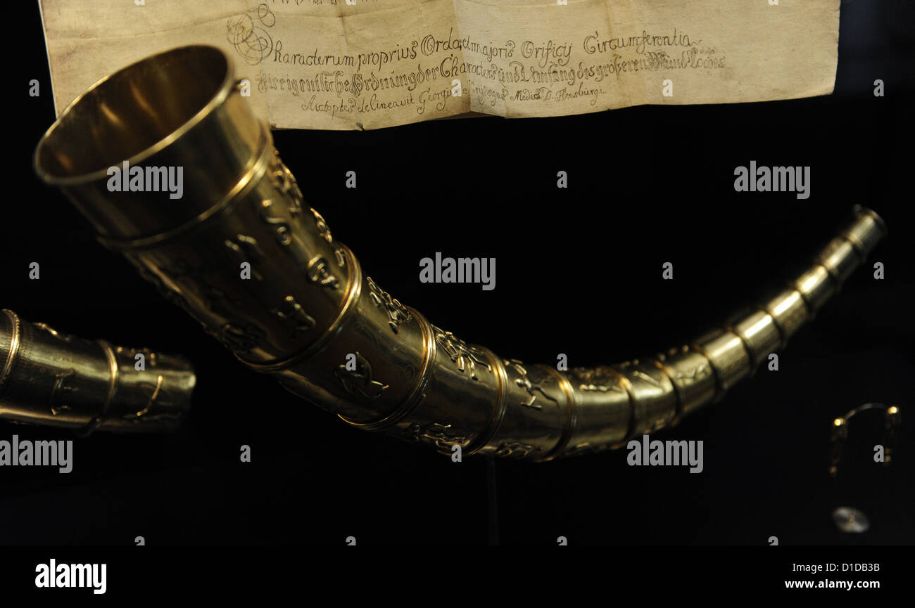The Golden Horns of Gallehus, Jutland. Early 5th century. Museum of ...