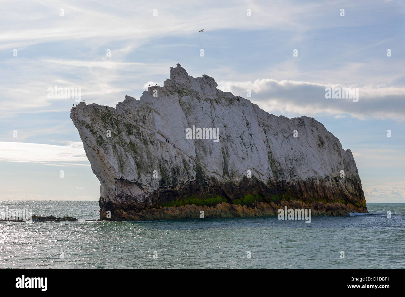 View of the Needles Isle of Wight Stock Photo - Alamy