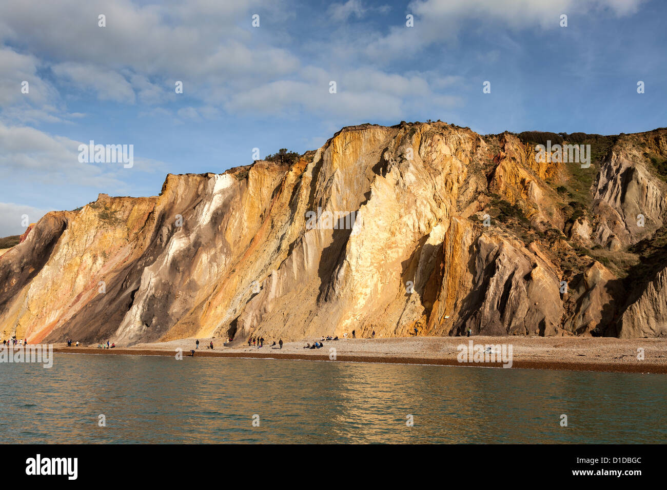 Alum Bay Isle of Wight Stock Photo - Alamy