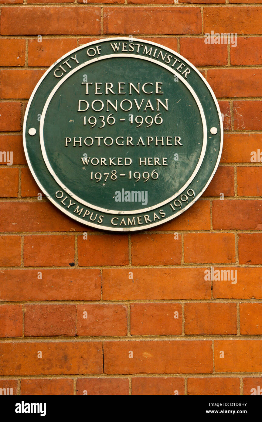 Terence donovan plaque hi-res stock photography and images - Alamy