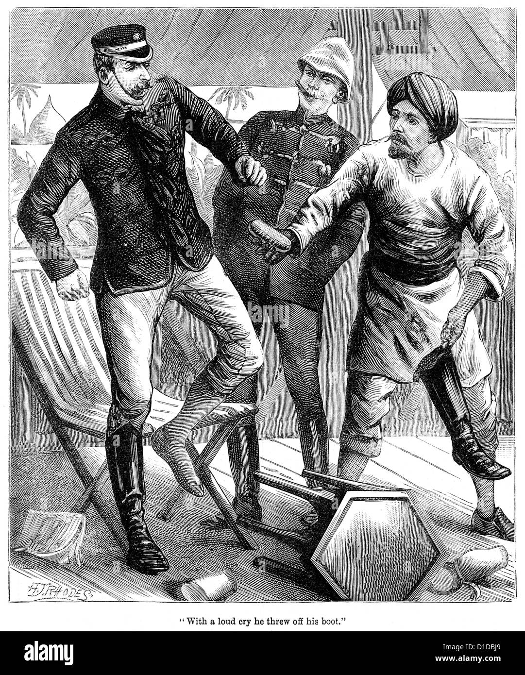 British india servant hi-res stock photography and images - Alamy