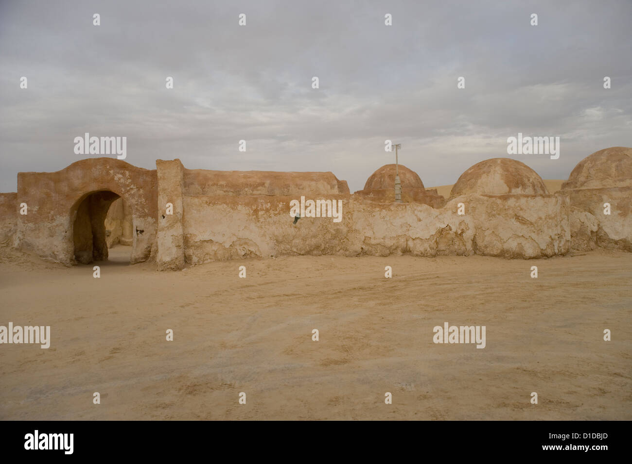 Film set in the Sahara desert near Tozeur in central Tunisia used in a ...