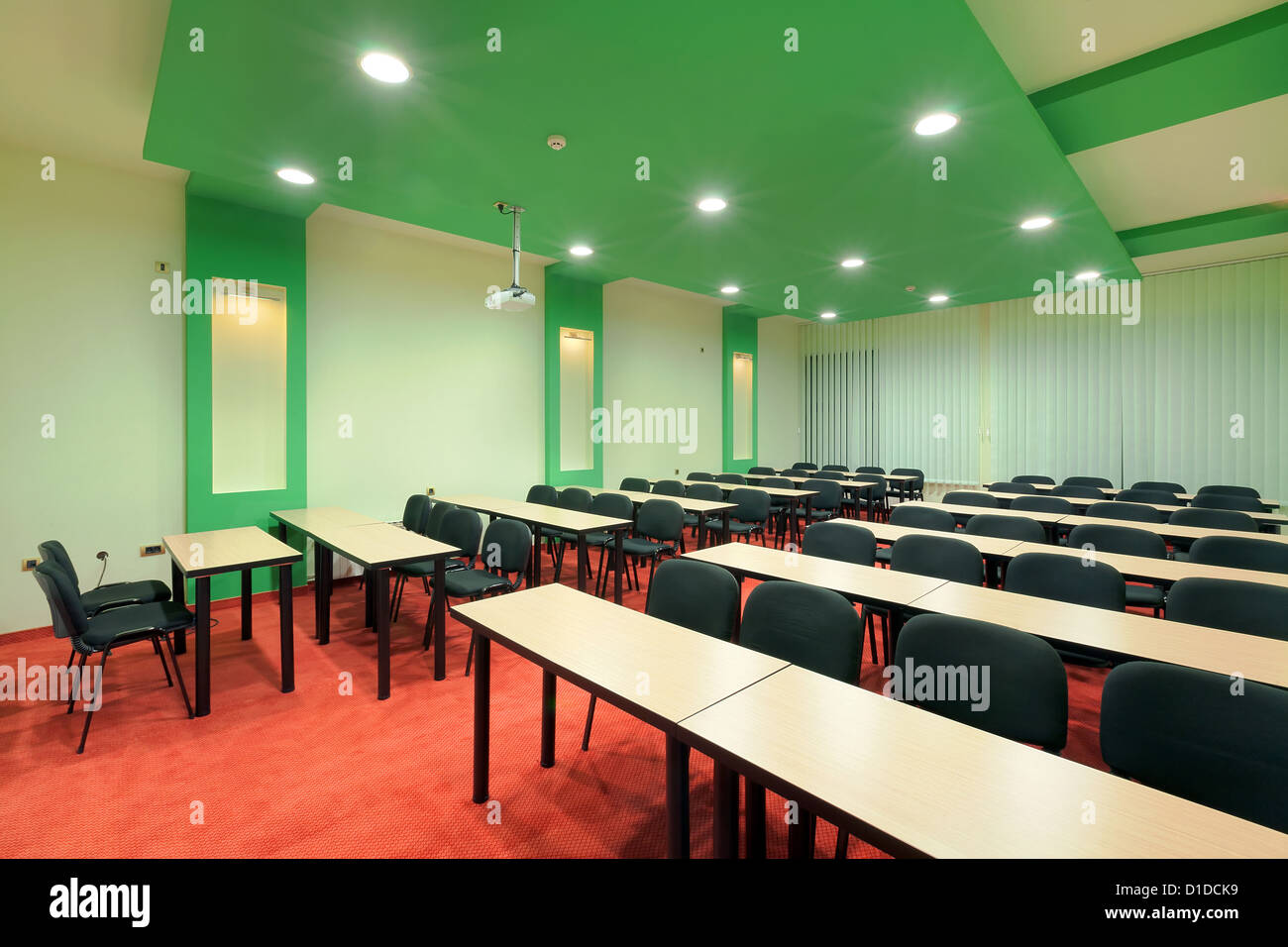 Interior of a conference room, simple and modern style Stock Photo - Alamy
