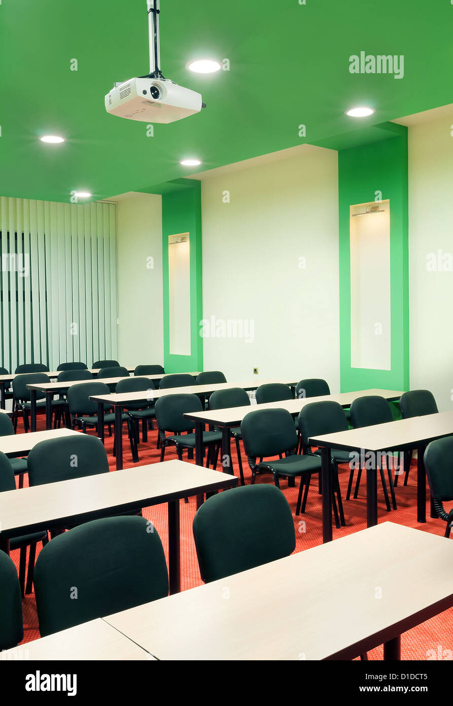 Interior of a conference room, simple and modern style Stock Photo - Alamy