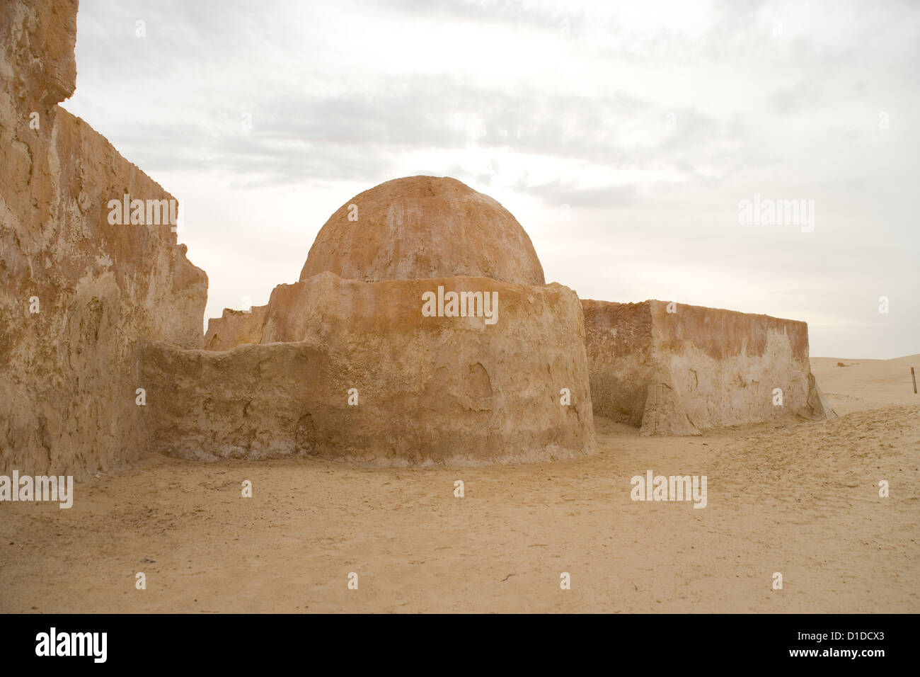 Film set in the Sahara desert near Tozeur in central Tunisia used in a ...
