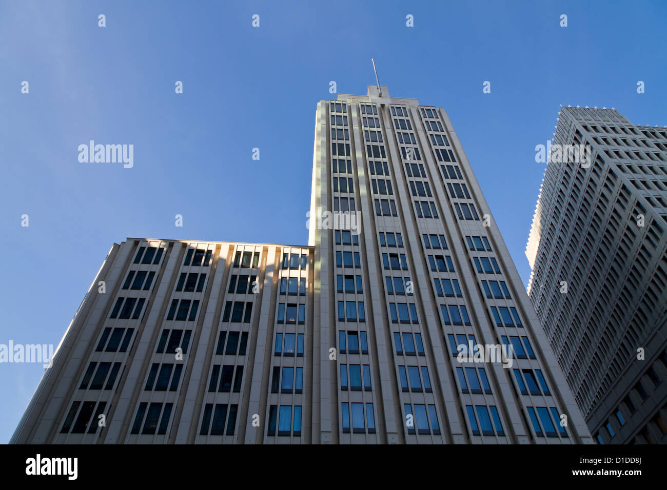 Exterior Facade of a modern Office Building at the Potsdamer Platz in ...