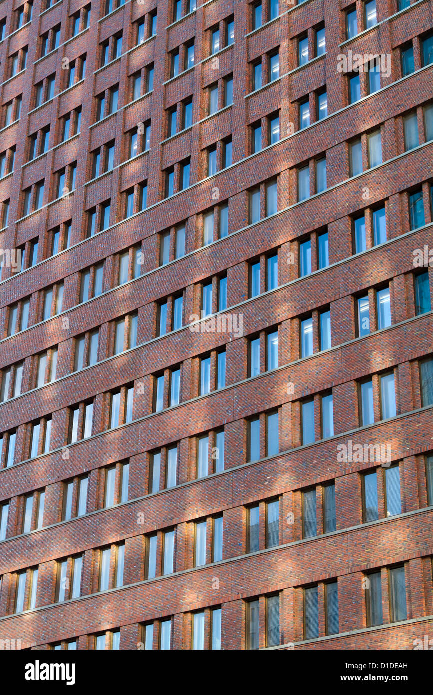 Exterior Facade of a modern Office Building at the Potsdamer Platz in ...