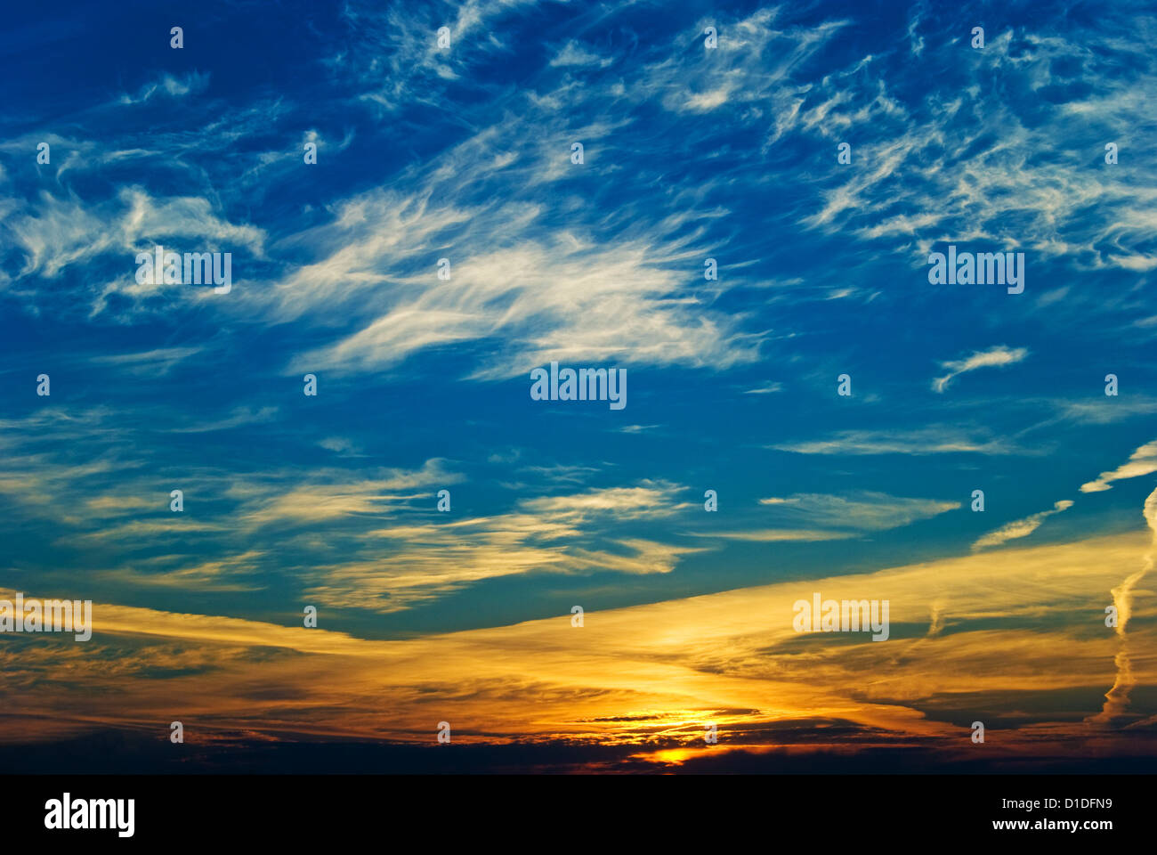 Sunrise. The morning sky before dawn Stock Photo - Alamy