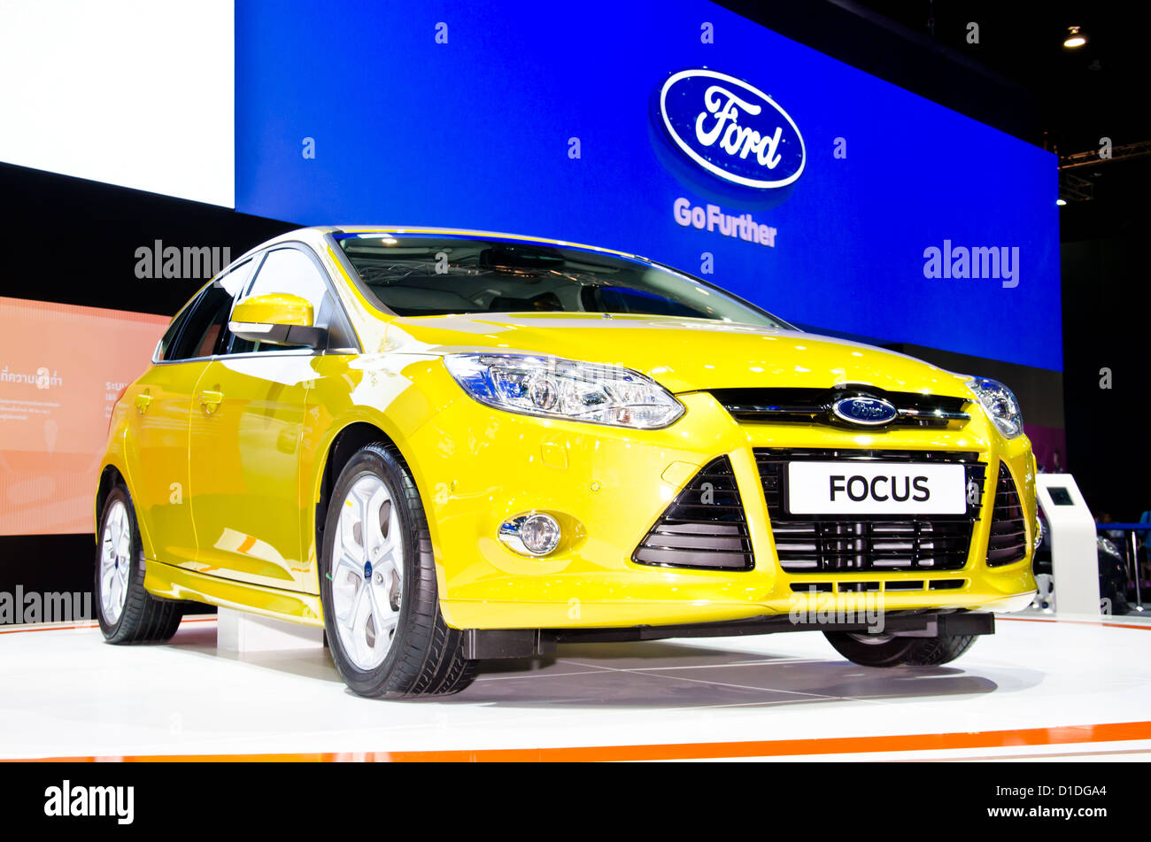 The Ford Focus car on display at The 29th Thailand International Motor ...