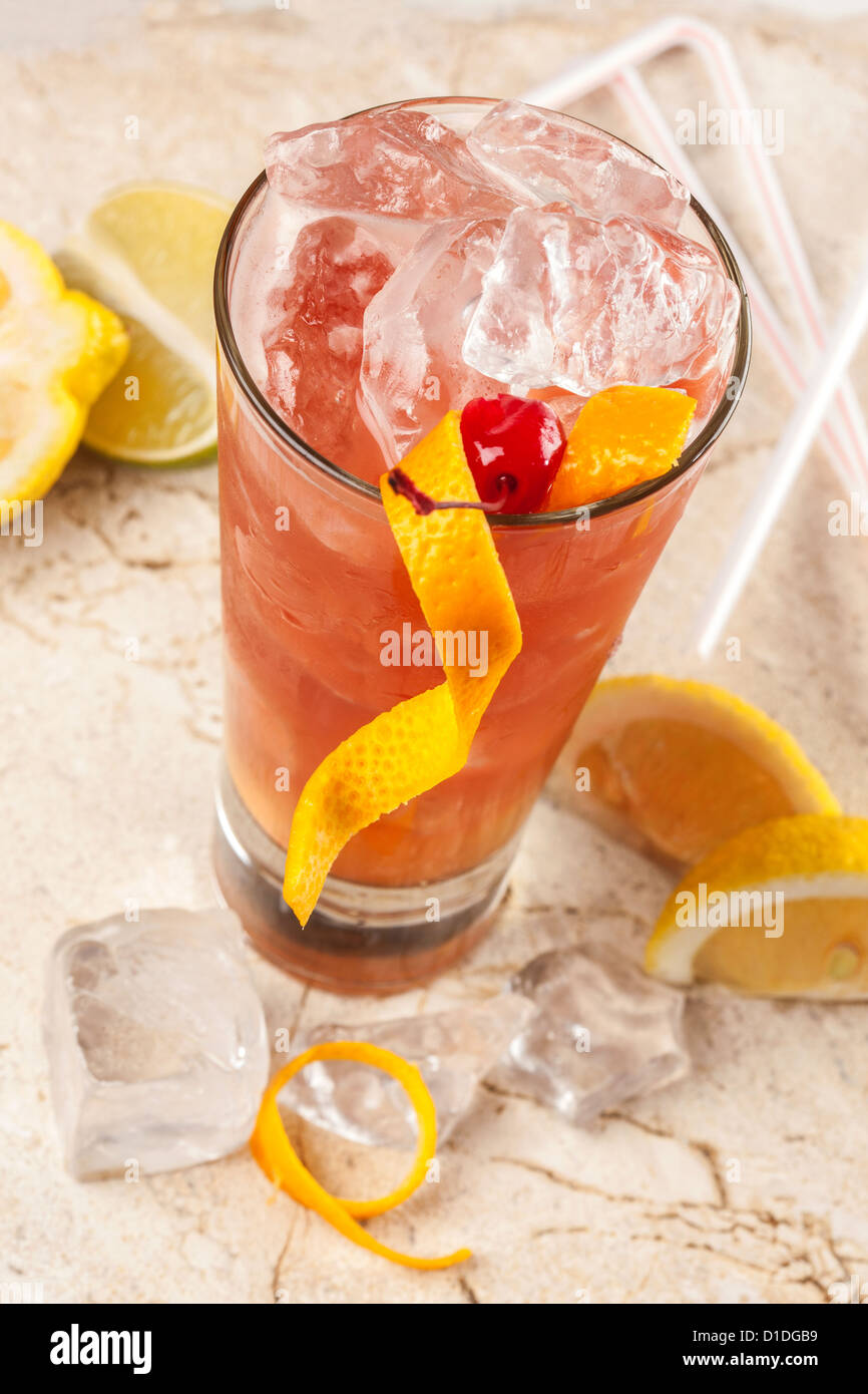 Refreshing red drink Stock Photo - Alamy
