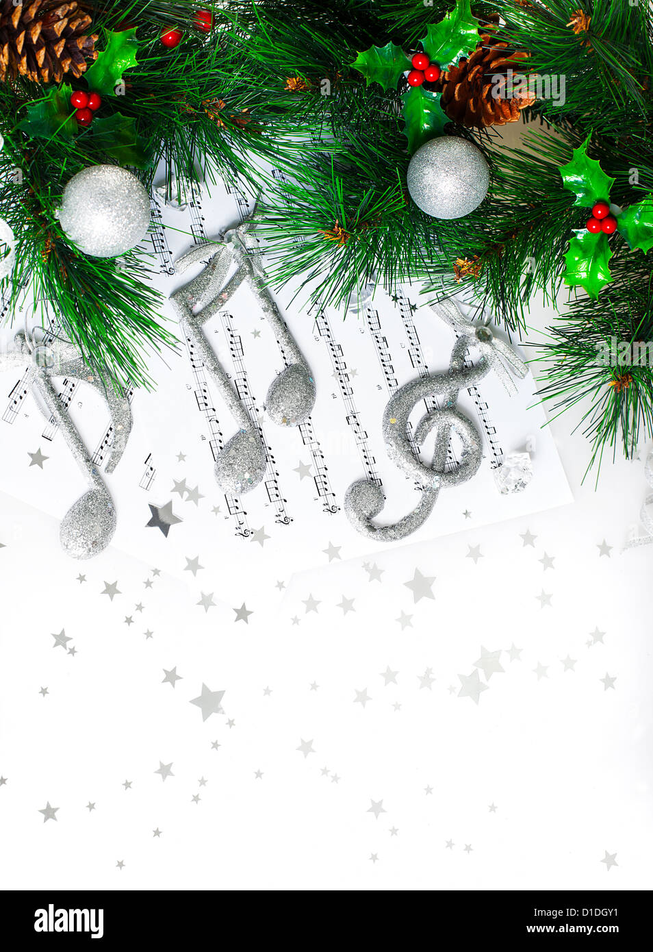 Musical notes border hi-res stock photography and images - Alamy