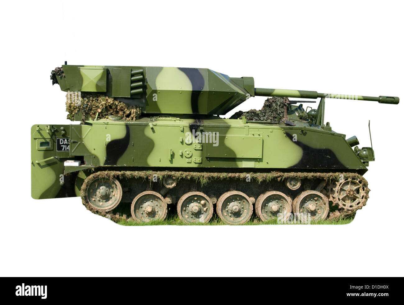 Army Tank Side View
