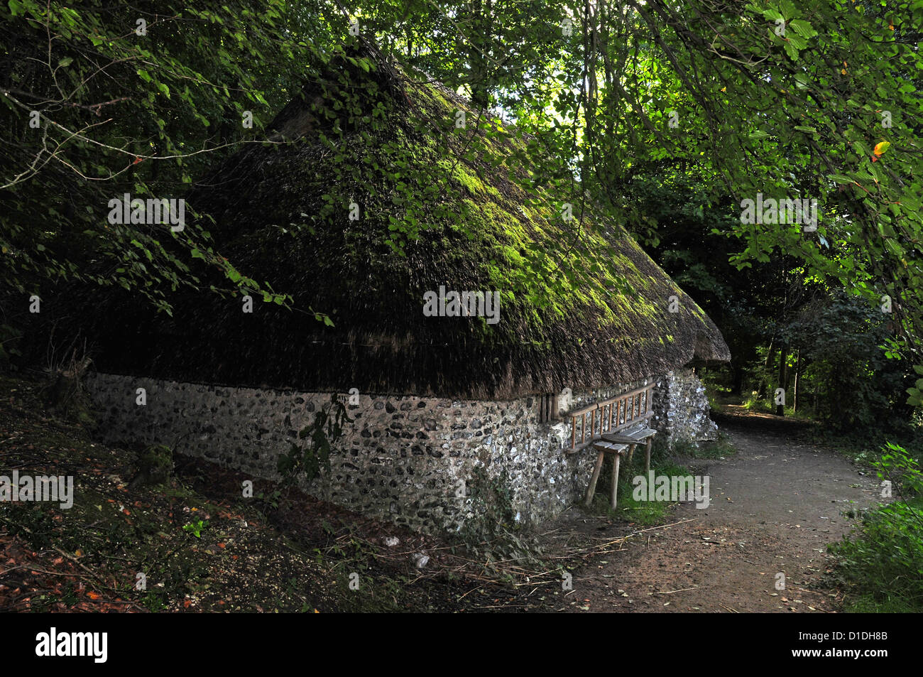 The Medieval Cottage from Hangleton reconstructed at the Weald And ...