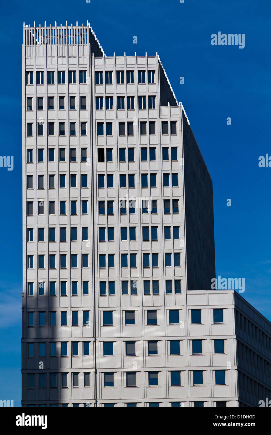 Exterior Facade of a modern Office Building at the Potsdamer Platz in ...