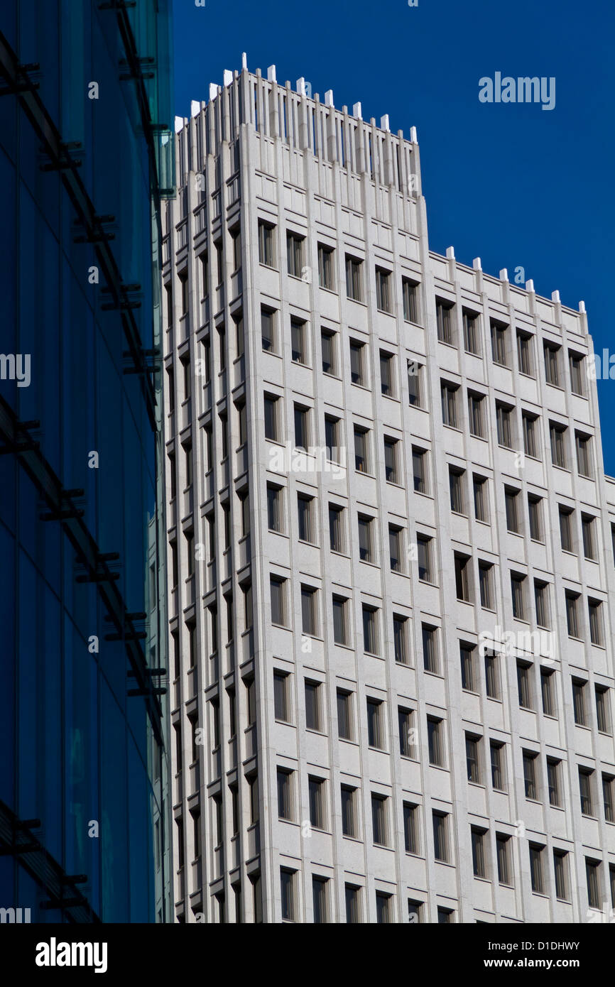 Exterior Facade of a modern Office Building at the Potsdamer Platz in ...