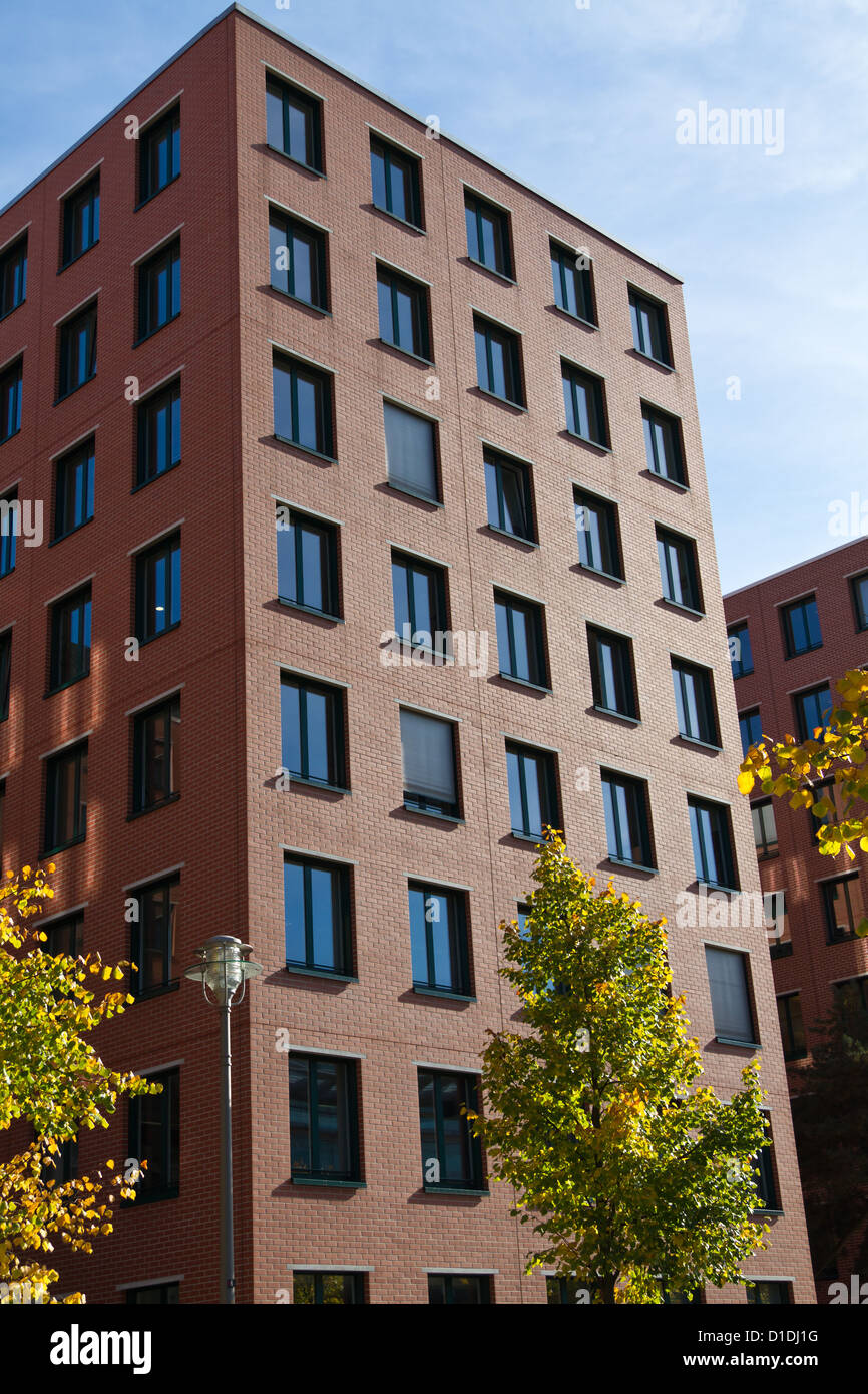 Exterior Facade of a modern Office Building at the Potsdamer Platz in ...