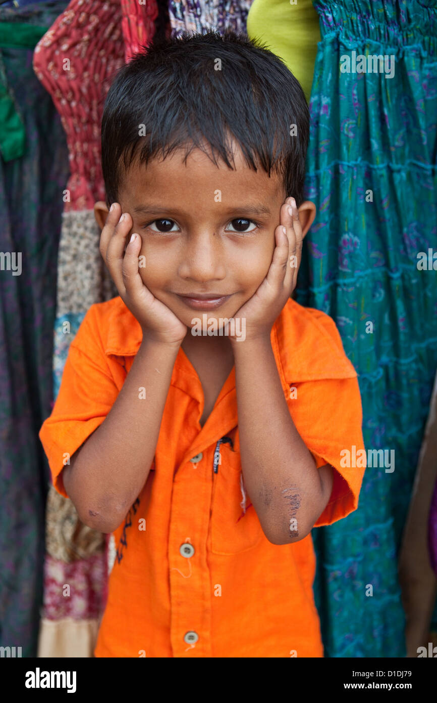 Portrait of a young Indian boy Stock Photo - Alamy