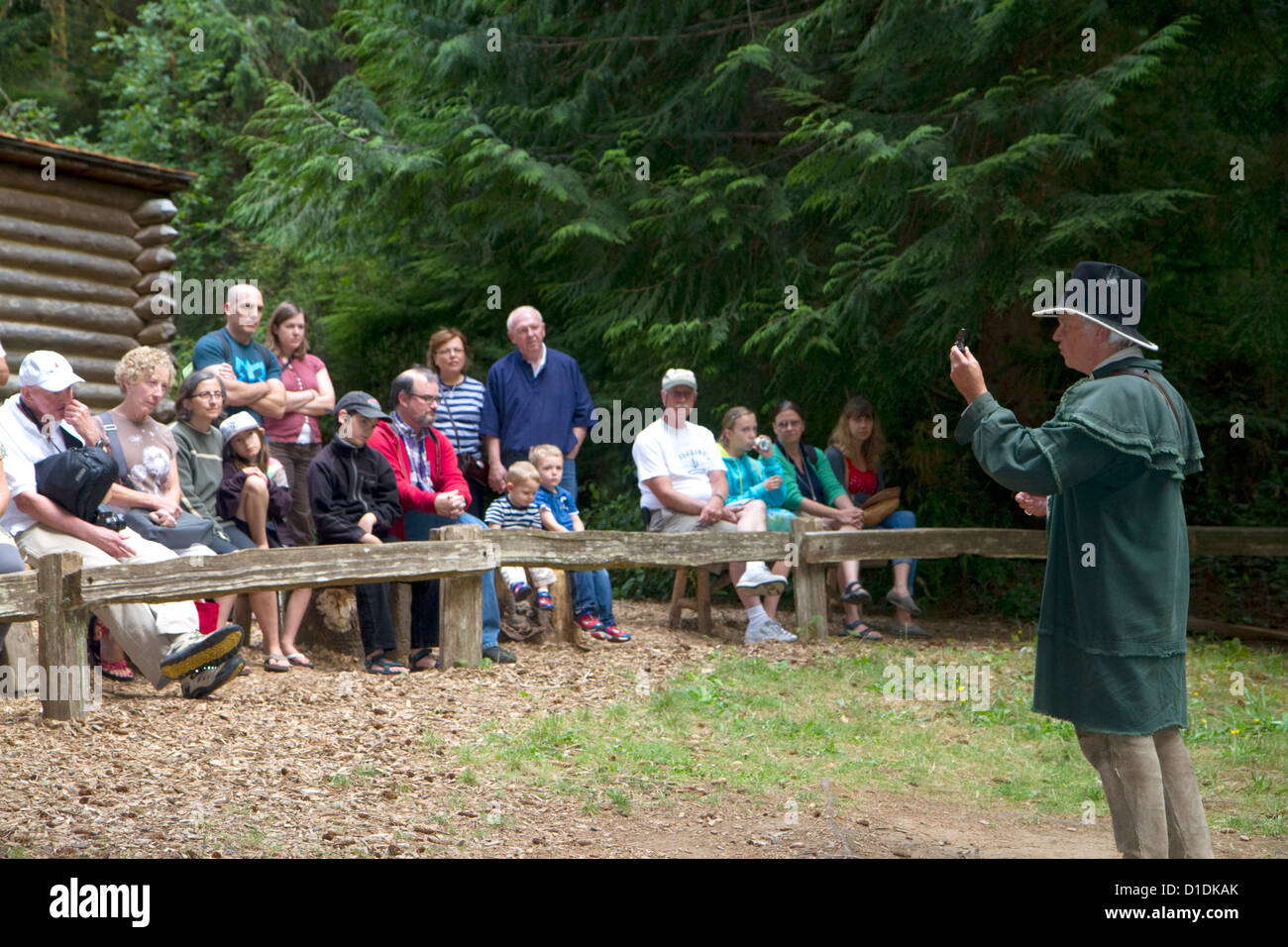 Musket demonstration at Fort Clatsop, Lewis and Clark National ...