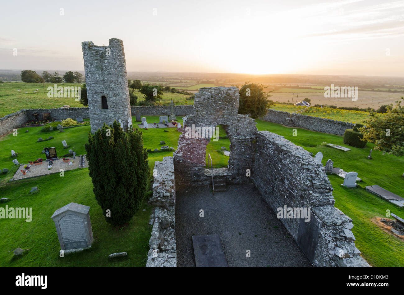 Holy ruins in Ireland Stock Photo - Alamy