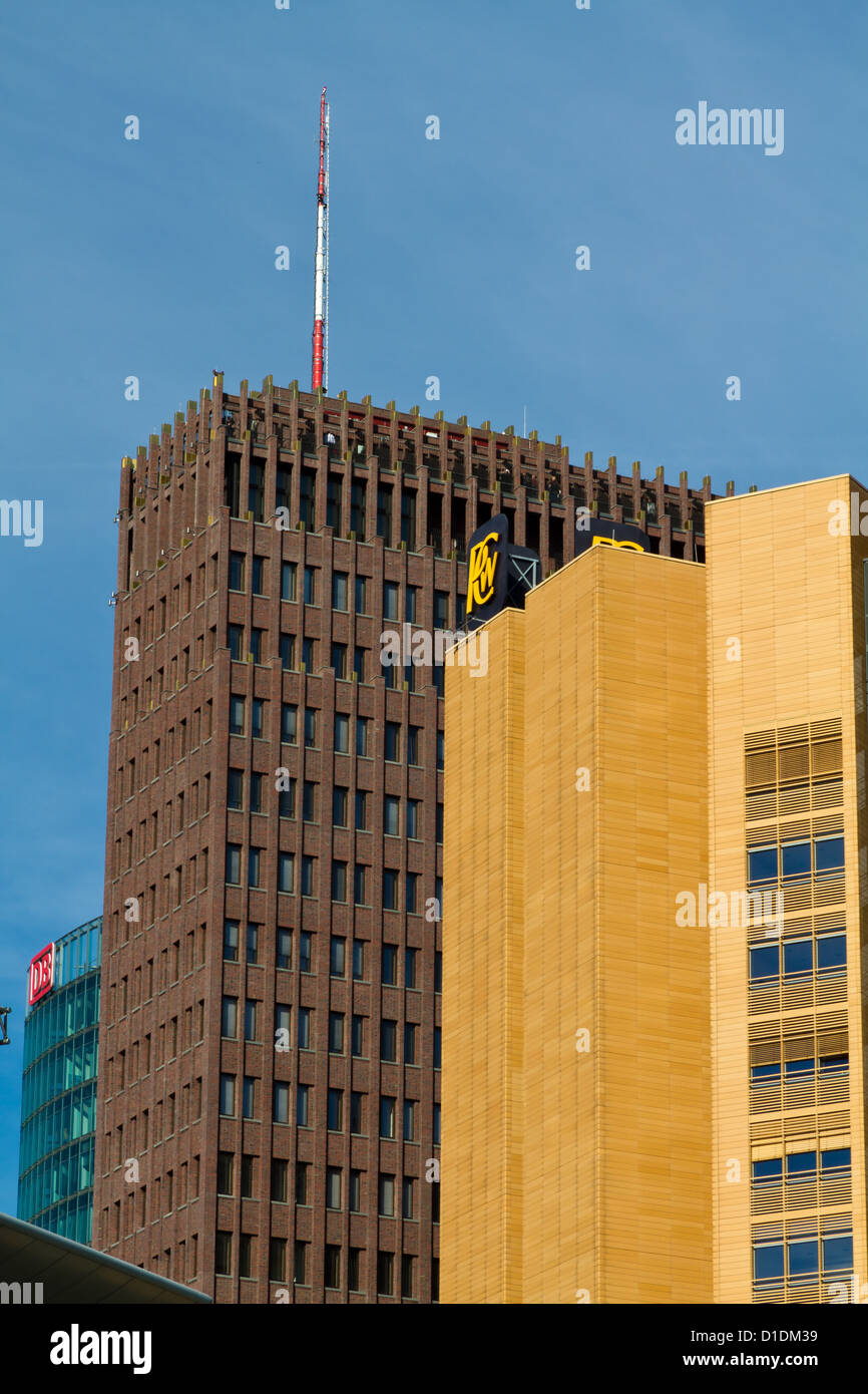 Exterior Facade of a modern Office Building at the Potsdamer Platz in ...