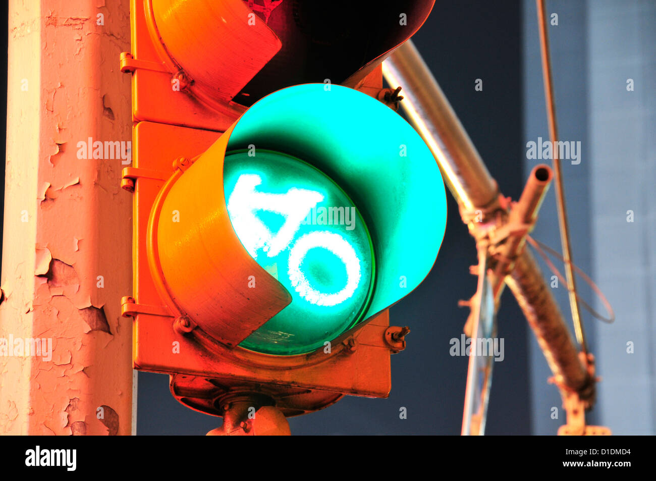 Traffic Lights, 42nd Street, Broadway, Times Square, Manhattan, New ...