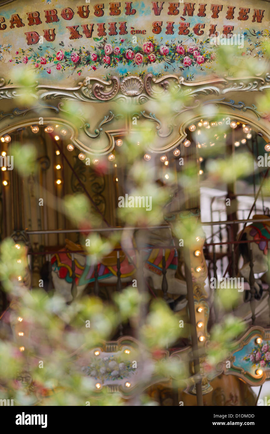 Carousel, Paris, France Stock Photo - Alamy